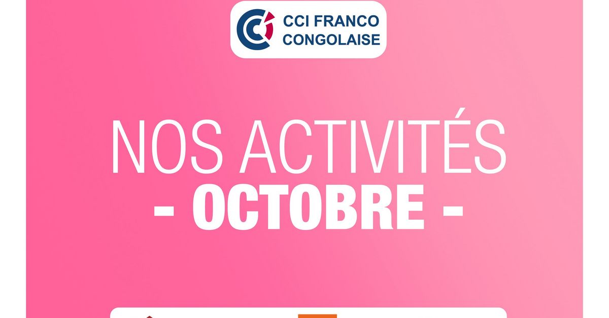 Téléchargez le calendrier de nos activités du mois d'octobre | CCI ...