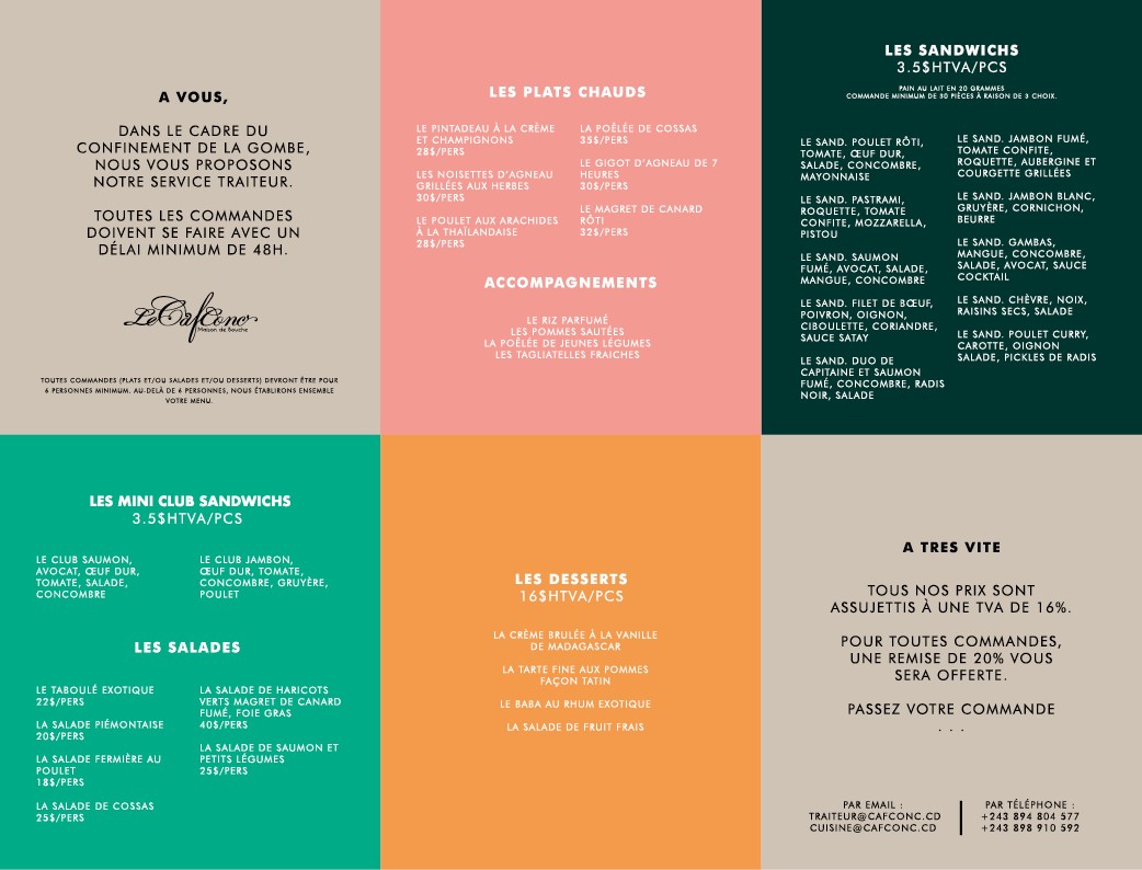 CAF' CONC : Ils livrent ! | CCI FRANCE CONGO